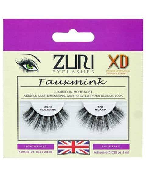 Zuri Eyelashes Zuri Fauxmink Eyelashes 772 Black | myhairandbeauty.co.uk