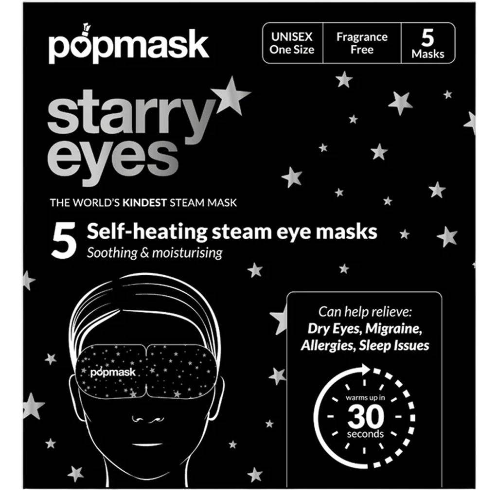 Pop Mask Pop Mask Starry Eyes 5 Self-Heating Steam Eye Mask ...