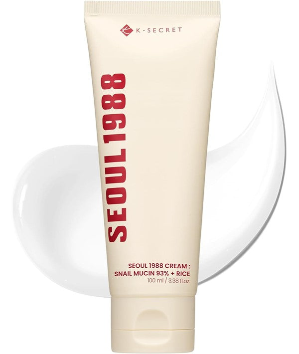 K Secret Seoul 1988 Cream Snail Mucin 93 Percent Plus Rice ...