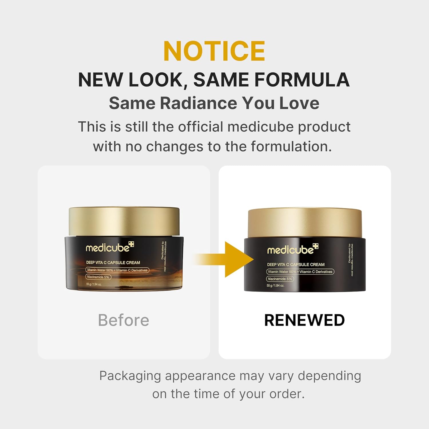 Medicube Medicube Deep Vita C Capsule Crème | myhairandbeauty.co.uk