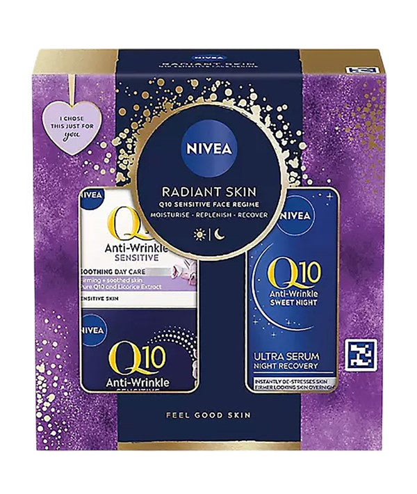 Nivea Nivea Radiant Skin Q10 Sensitive Face Regime Gift Set ...