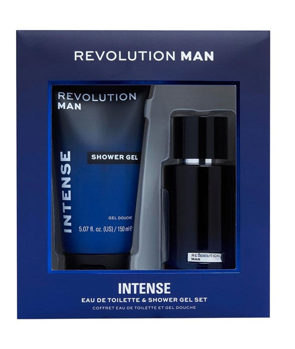 Revolution Man Intense EDT And Shower Gel Gift Set | myhairandbeauty.co.uk